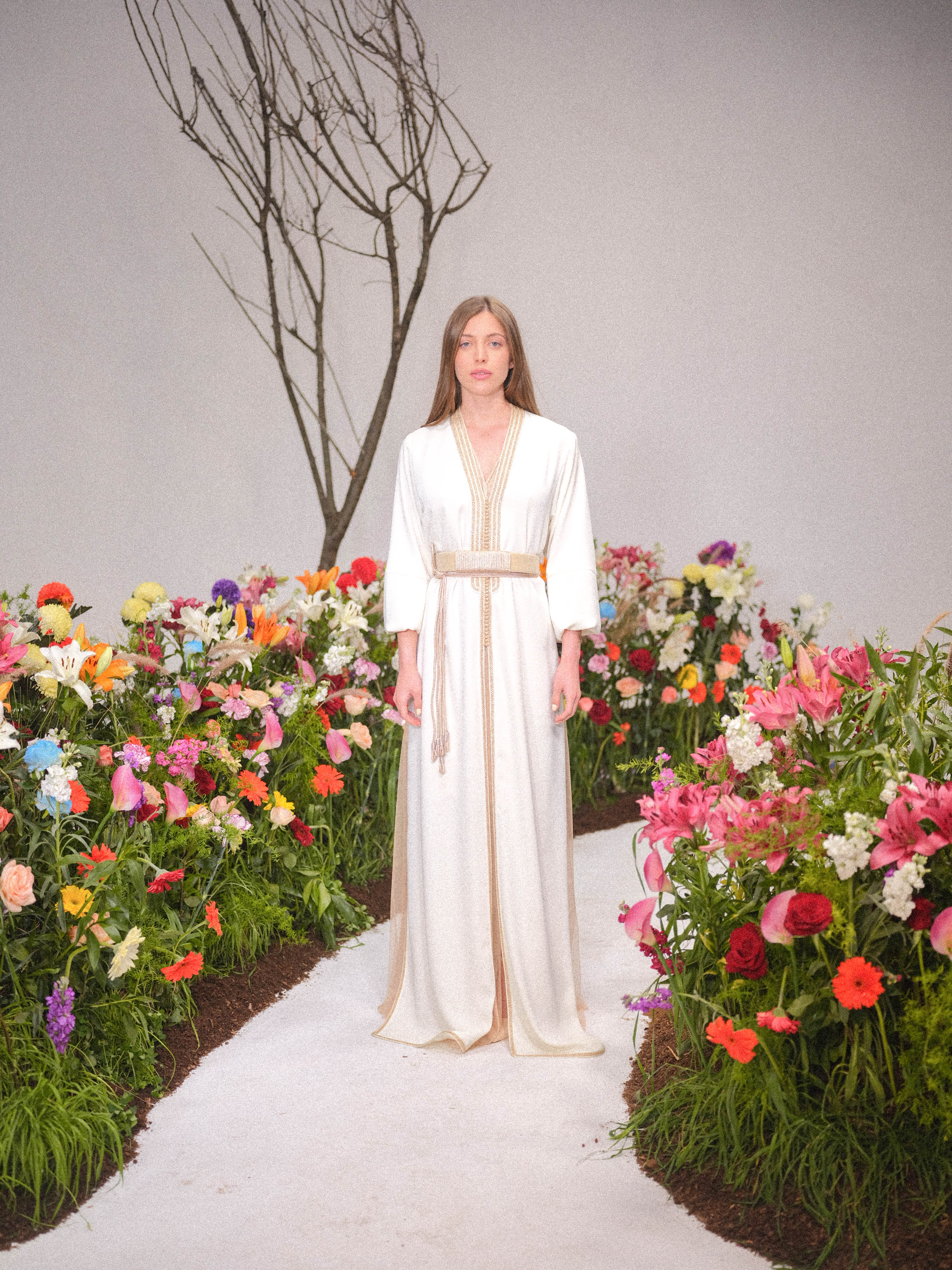 FLEUR PALE ( ÉCRUE ) – LINEBLEU